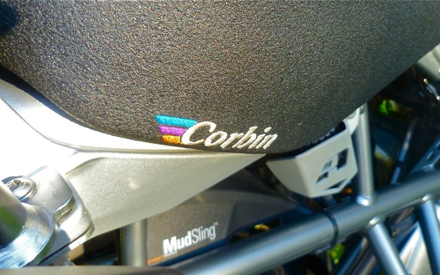 BMW R1200GS original seat vs. Corbin: NO CONTEST
