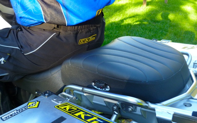 BMW R1200GS original seat vs. Corbin: NO CONTEST