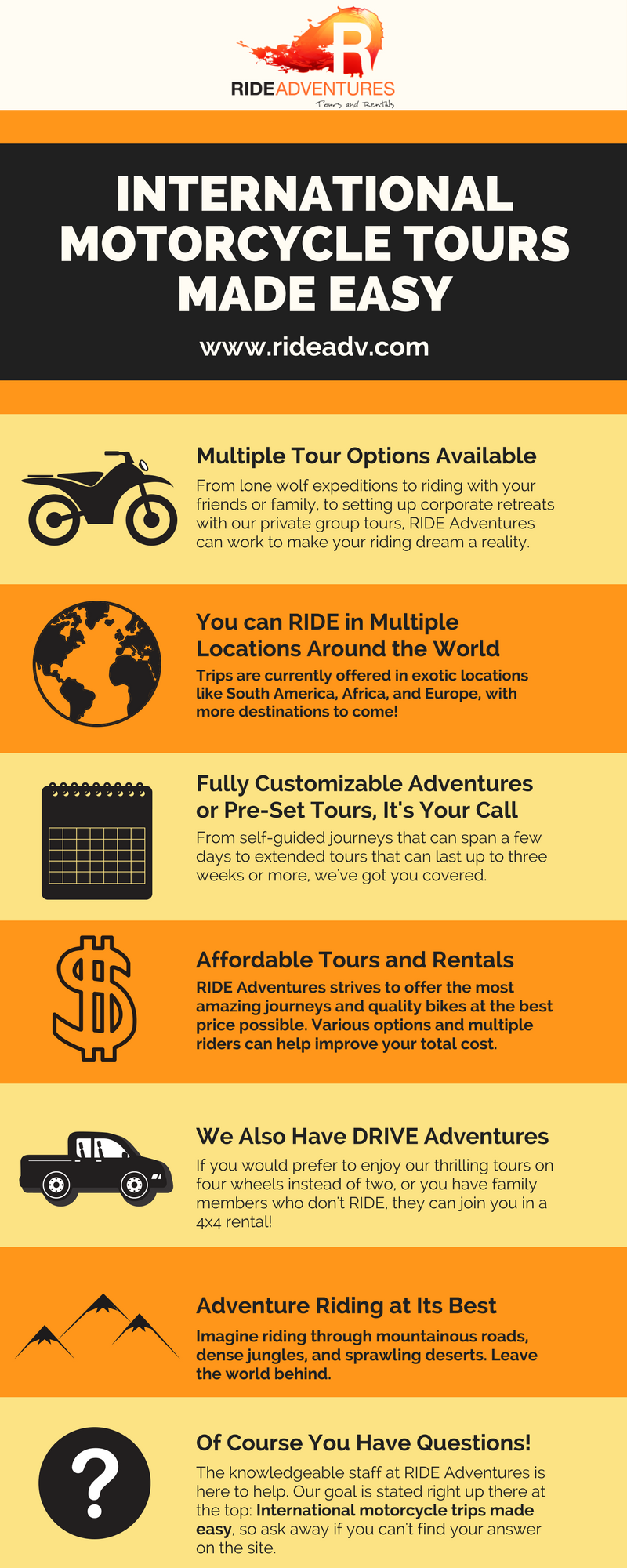 RIDE Adventures Motorcycle Tours | What You Need to Know